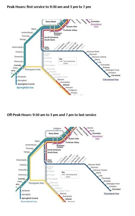 Service Changes (Track Work) | Brisbane Airtrain