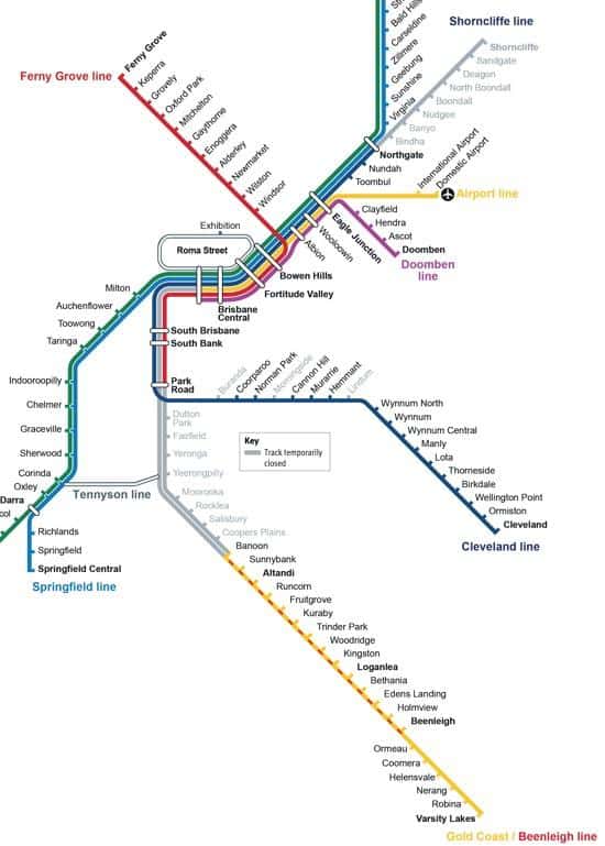 Service Changes (Track Work) | Brisbane Airtrain