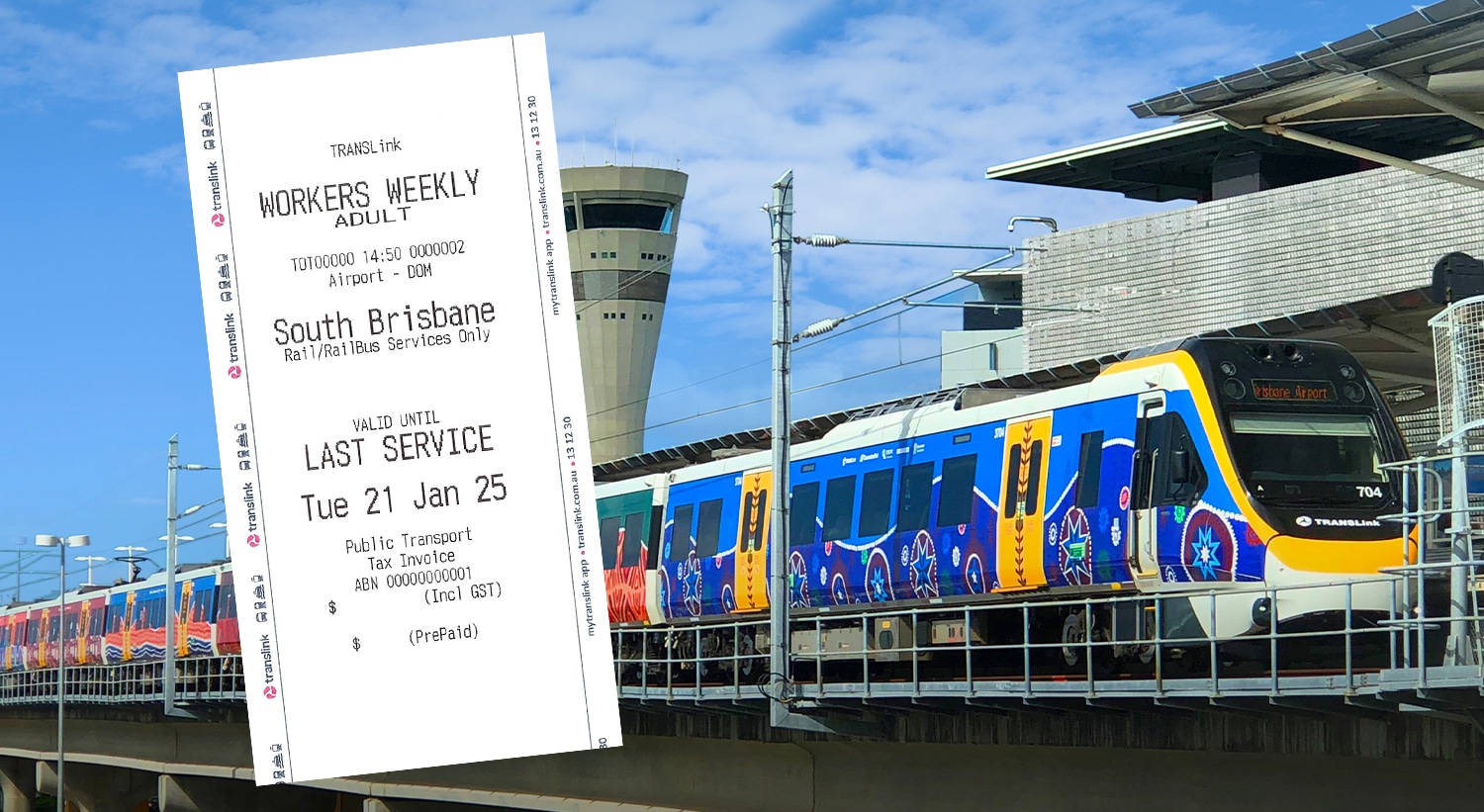 Airport Staff Train Tickets | Brisbane Airtrain
